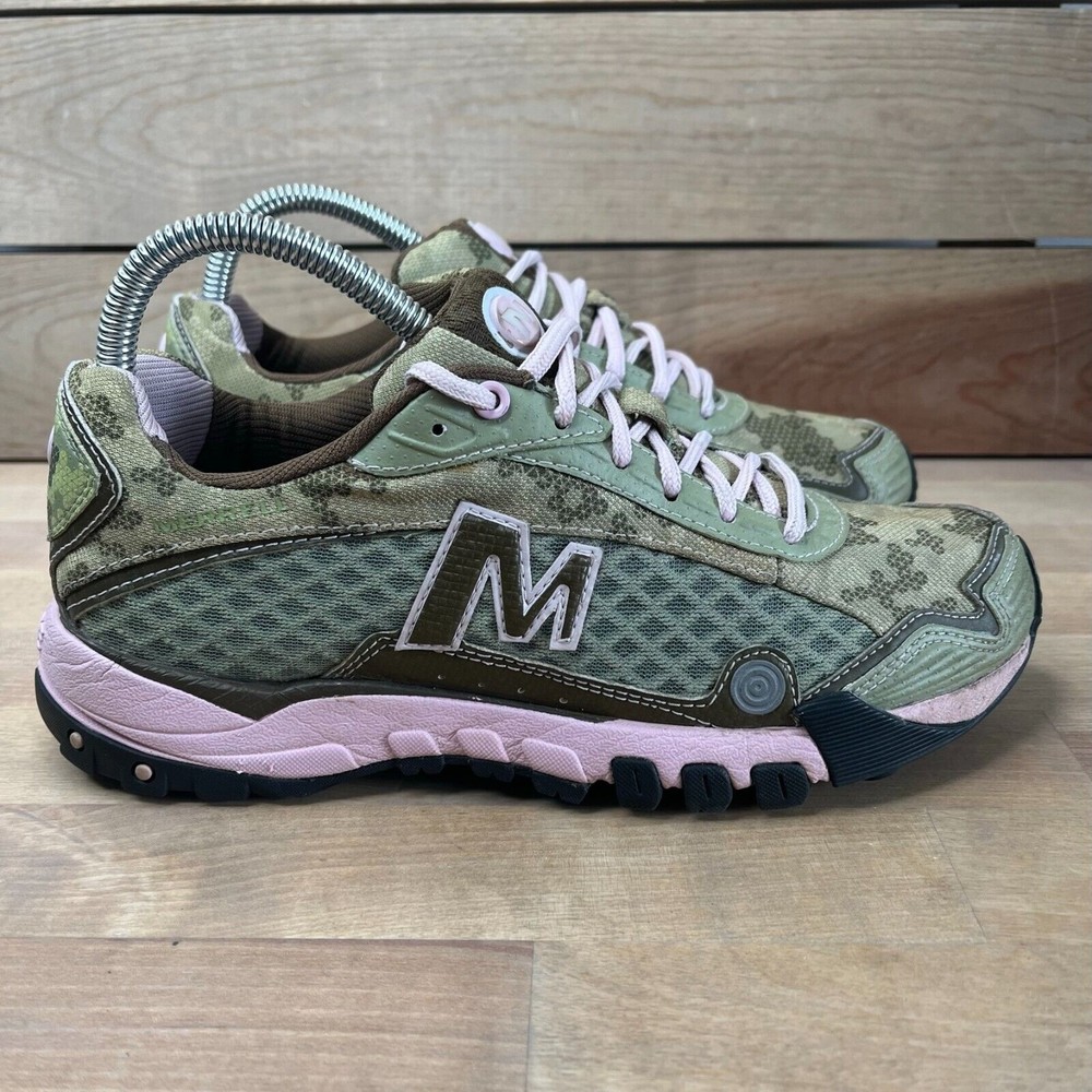 Merrell Cp Paragon Hiking Shoes Green Camo Outdoor Sn… - Gem